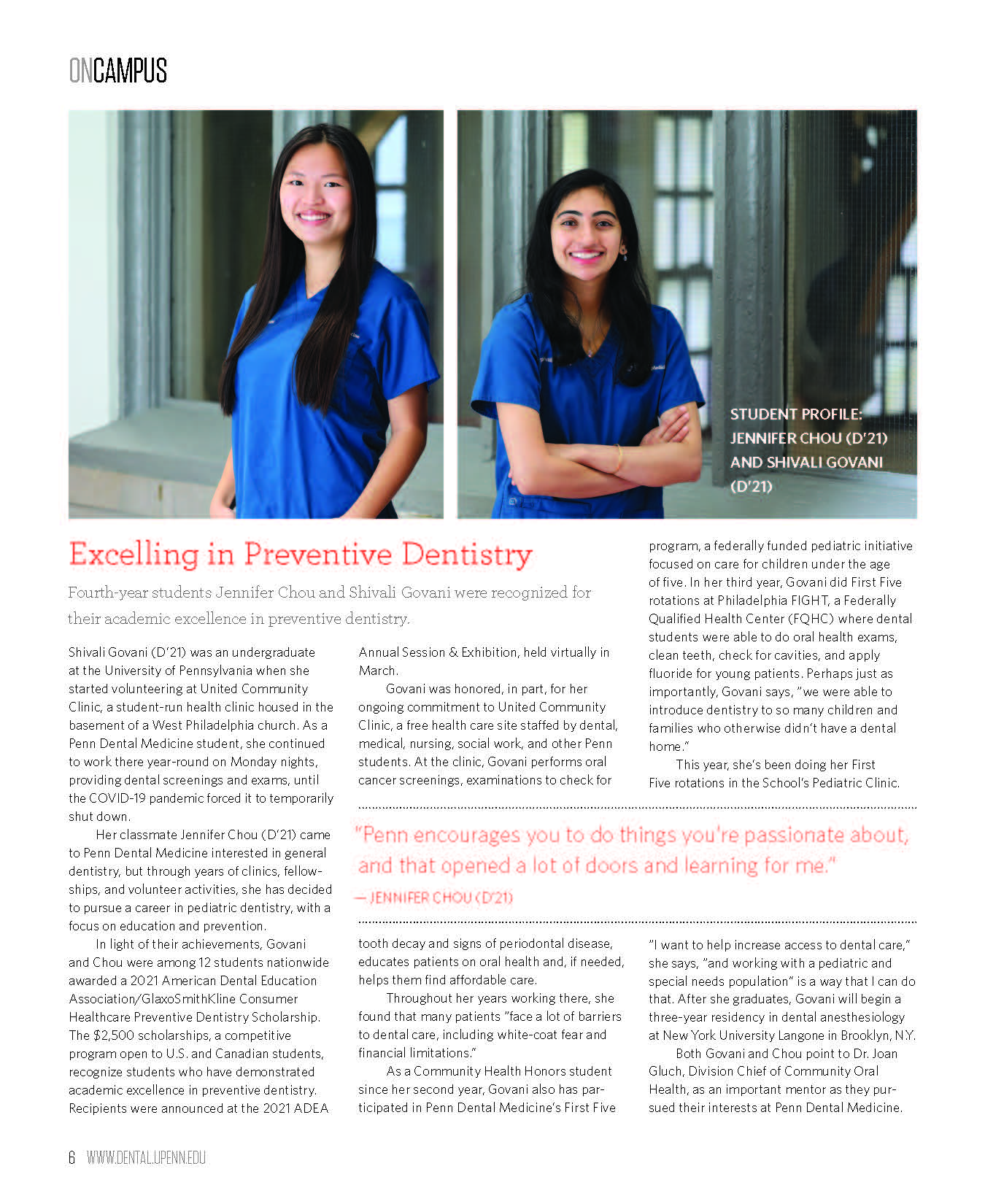Student Profile - Penn Dental Medicine